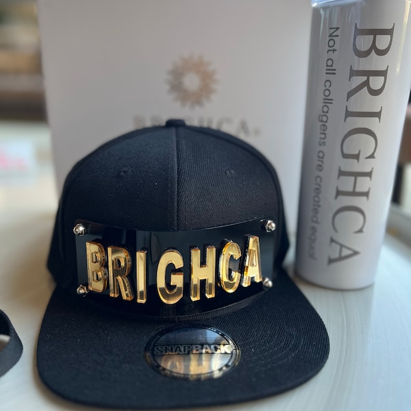 Personalized Custom Snapback Hat Six Panel Flat Bill Snap Back Hat Cap ...