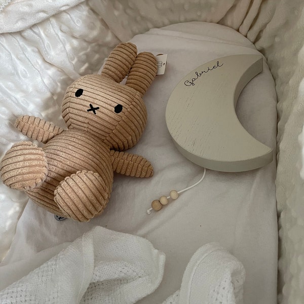 Wooden Musical Moon Name Wall Hanging | Pull String Music Box | New ...