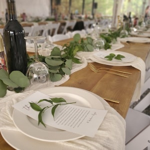 Terracotta Boho Wedding Cheesecloth Table Runner Wedding Arch Tape ...