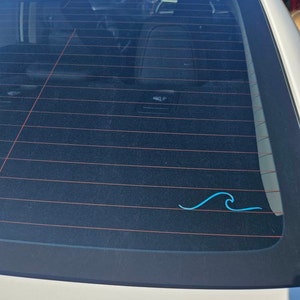 Wave Sticker, Wave Decal, Tropical Sticker, Beach Sticker, Beach Car ...