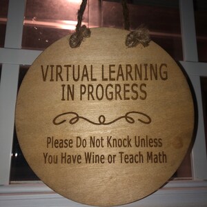 CUSTOMIZABLE Homeschool Distance Learning Front Porch Sign - Etsy