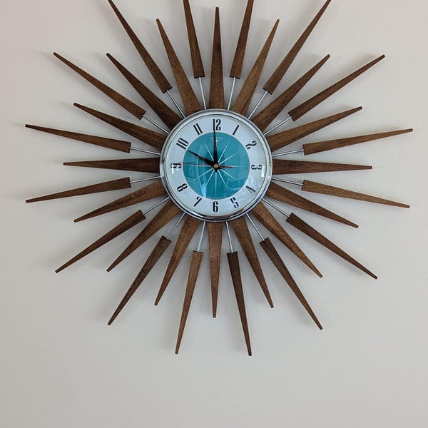 Colour Etched Trianguloid Laminate Caravan Wall Clock From Royale ...