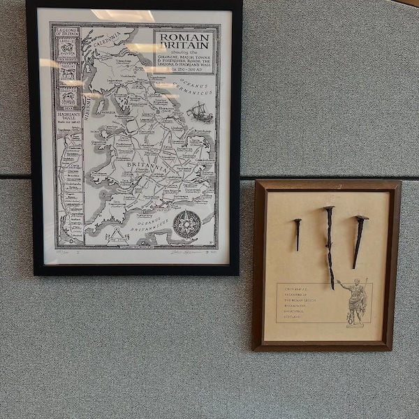 Hand-drawn Roman Britain Map • Fine Art Print by Manuscript Maps - Etsy