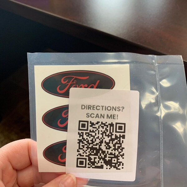 Ford Logo Overlay Emblem Decals. Black and Red. Rear Tail Gate Decal ...