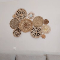 Natural Scallop Rattan Window Pelmet, Window Pelmet, Rattan Valance ...