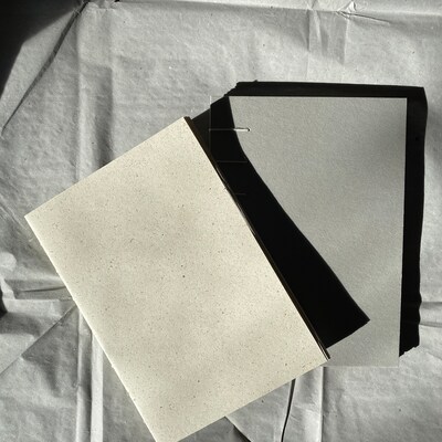 Ecofriendly Handmade Booklet 100% Recycled Kraft Paper DIN - Etsy