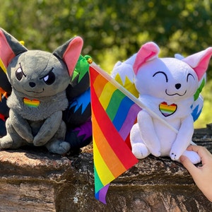 Pride Fox Zing Plush Stuffed Animal - Etsy