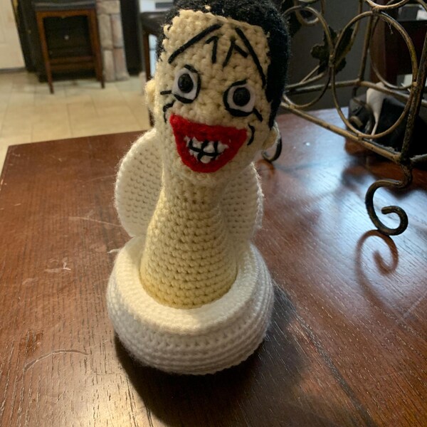 PDF, NOT A TOY! Skibidi Toilet Crochet Pattern, Singing Toiled Crochet ...