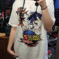 Sonic Retro Inspired Japanese Anime Shirt, the Hedgehog T-shirt, Sonic ...