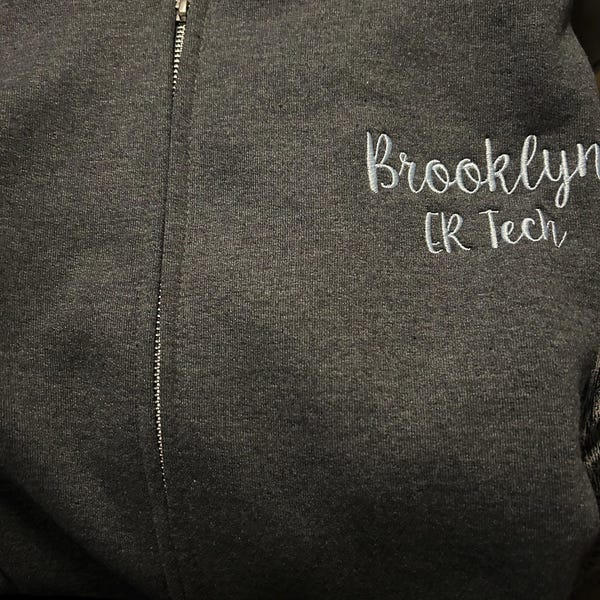 Custom Jacket, Personal Embroidered Hoodie, Custom Embroidered Monogram ...