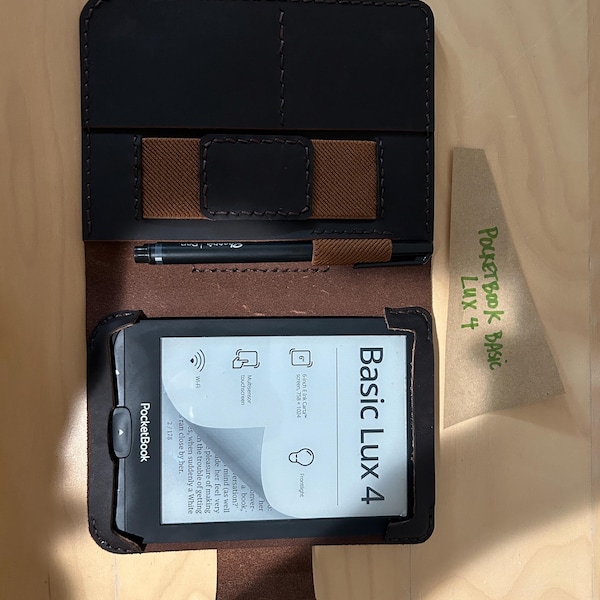 Personalized Leather ONYX BOOX Poke 5 Cover, Volta 4 Cover Prometheus 2 ...