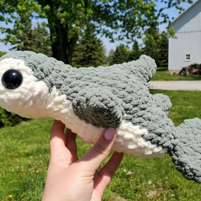 Hamilton the Great Hammerhead Shark Amigurumi Pattern Crochet - Etsy