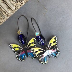 Cobalt Blue Rice Glass Beads Silver Curles Barrel Oval - Etsy