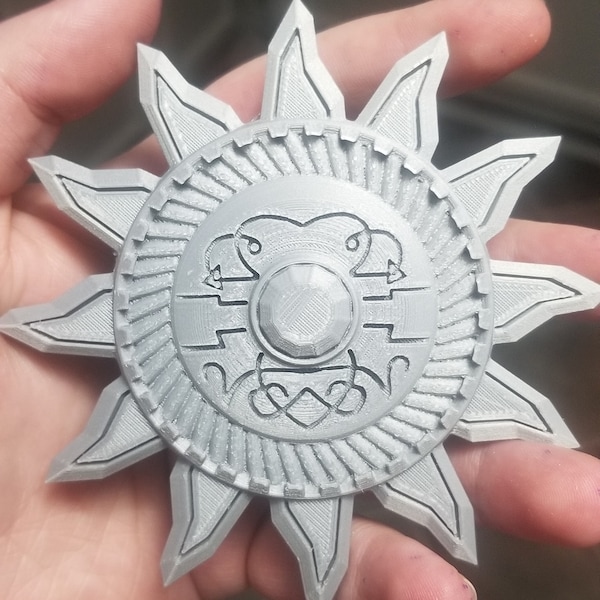 Dnd Holy Symbol of Ravenkind Amulet Emblem Necklace NO CHAIN Curse of ...