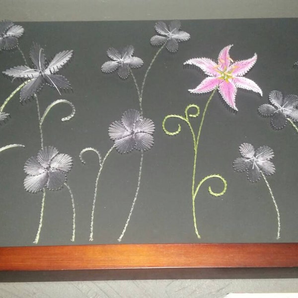 String Art Pattern & Instructions "balloon Hearts | String Art Patterns | String Art Template ...