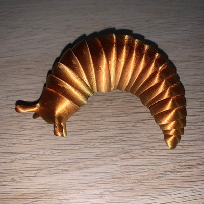 Rainbow Slug Large 3D Printed Slug Multicolor Slug Slinky Fidget Toy ...