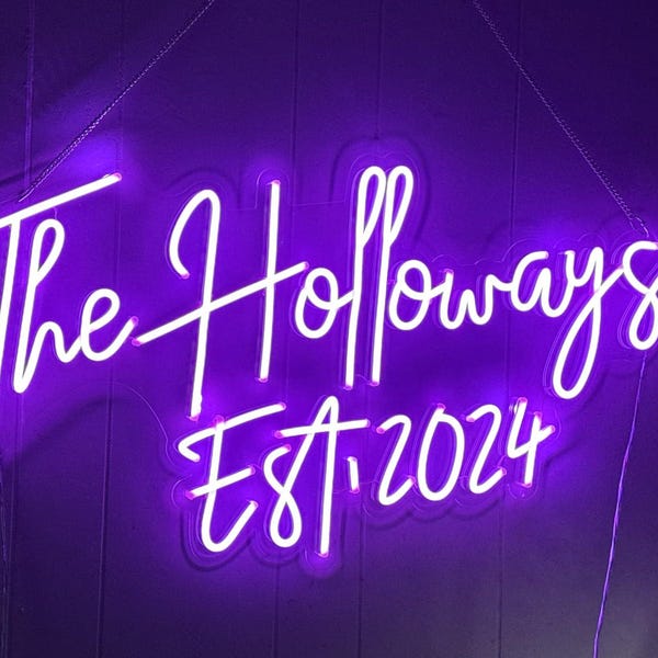 Mr & Mrs Neon Sign, Wedding Neon Sign, Wedding Decor, Wedding Backdrop ...