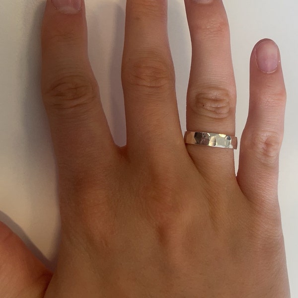 The Sterling Silver 4mm Secret Message Ring - Etsy UK