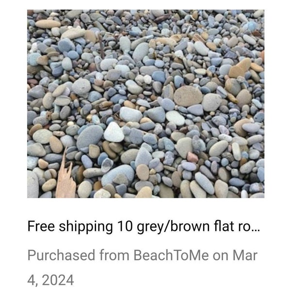 HUGE 10 Flat Rocks, 6 Inchs to 7 Inches Flat Medium Rocks, Cairn Stones ...