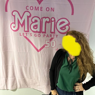 Arch Custom Text Party Banner Personalized Arch Backdrop - Etsy