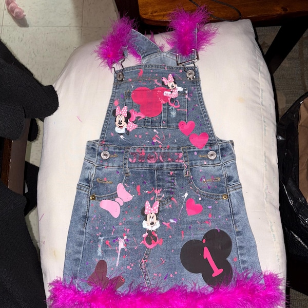 Pink Minnie Mouse, PNG and Outline - Etsy