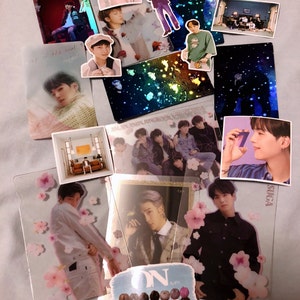 BTS Photocards Pastel Watercolor Clear Cards | Etsy