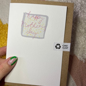 Eco Friendly Card Clasp Stickers / Low Tack Card Catch Labels - Etsy UK