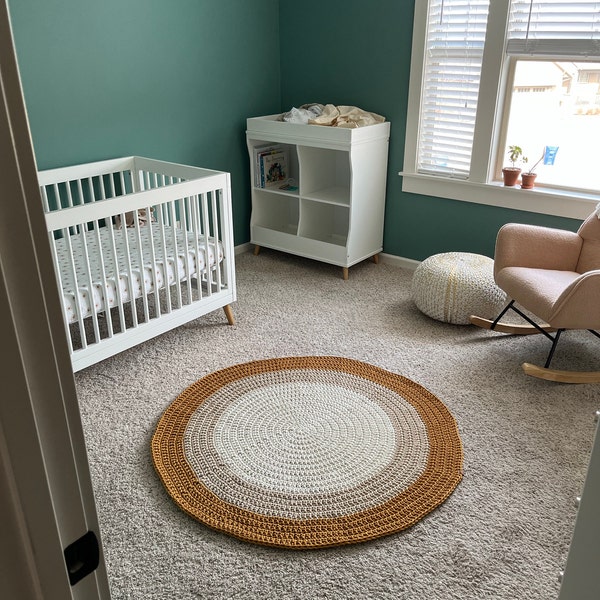 Cream Round Rug, Many Colors, Boho Living Room Rug, Circular Boho Rug ...