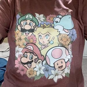 Super Mario Character Sweatshirt,mario Christmas Party Sweatshirt,super ...