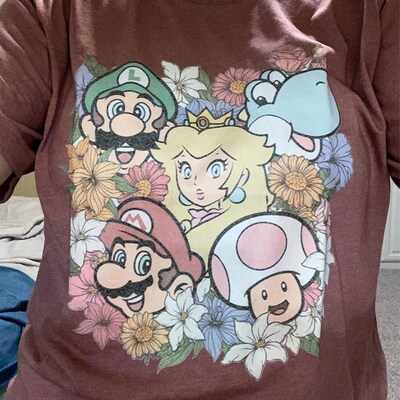 Super Mario Character Sweatshirt,mario Christmas Party Sweatshirt,super ...