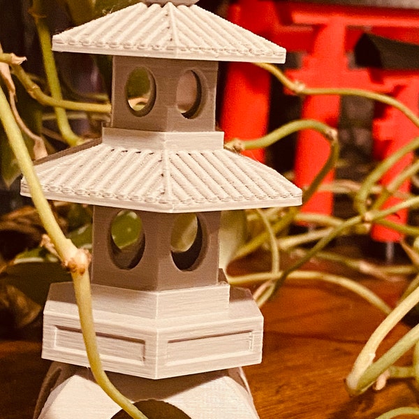 Miniature Two-tier Pagoda - Etsy