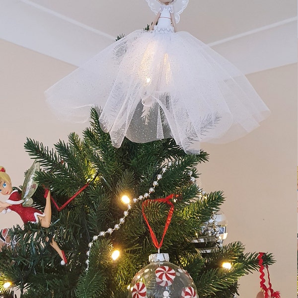 Christmas Fairy / Tree Topper / Vintage Fairy / Heirloom Doll ...