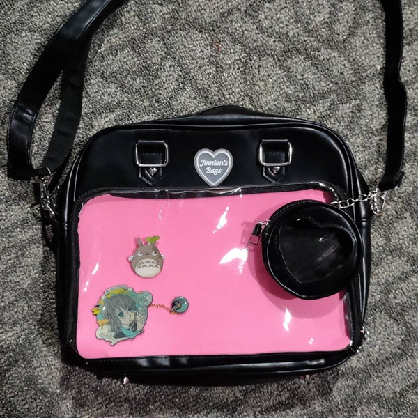 Large Ita Bag Crossbody With Insert, Anime Ita Bag, Ita Messenger Bag ...