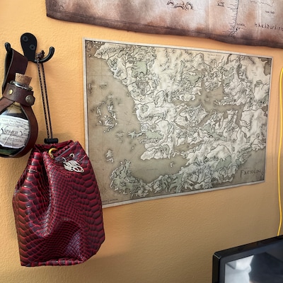 Faerun Map From Forgotten Realms Poster - Etsy