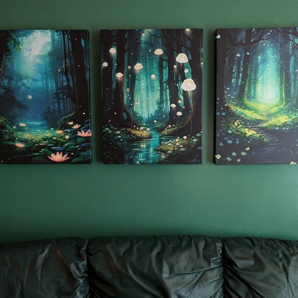 Enchanted Forest Wall Art Enchanted Forest Print Enchanted Forest ...