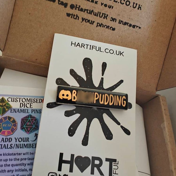 Personalised Design Your Rectangle Enamel Pin | Customised Pin Badge ...