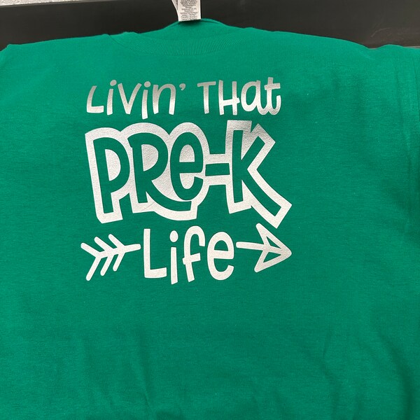 Livin That Pre K Life Svg, Livin That Prek Life Svg, Pre K Svg, Prek ...
