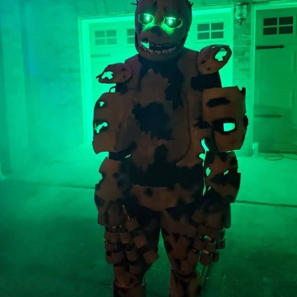 Fnaf Springtrap Wearable Armor and Helmet Mask Template for EVA Foam ...