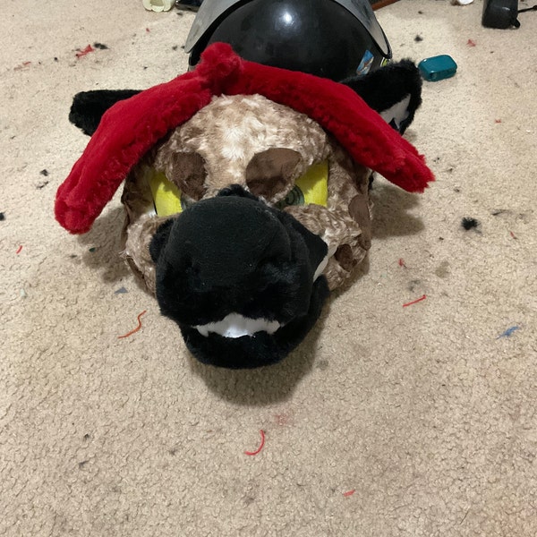 Furry Fursuit Head Base Grumpy Dog Static Base 3d Print - Etsy