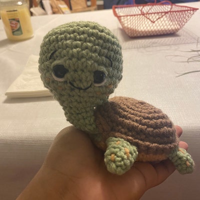 PATTERN: Shell the Baby Sea Turtle Amigurumi Sea Turtle Pattern ...