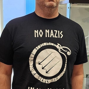 No Nazis in Valhalla Shirt, Anti-racist Rune Tee, Norse Pagans Against ...