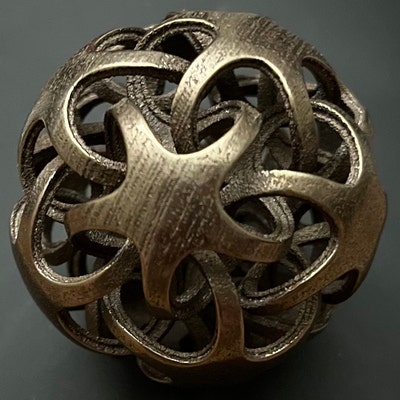 The Gyroid Sculpture Elegant Math Geometry Art in 3D - Etsy