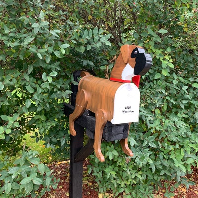 Boxer Mailbox - Etsy