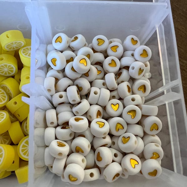 Smiley Face Polymer Clay Beads, Flower Shape Smiley Face Fimo Cane ...