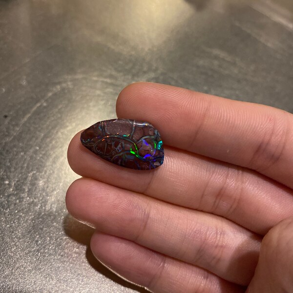 3.13 CTS L.ridge Opal Doublet on Black Potch Stone TBO-A236 - Etsy
