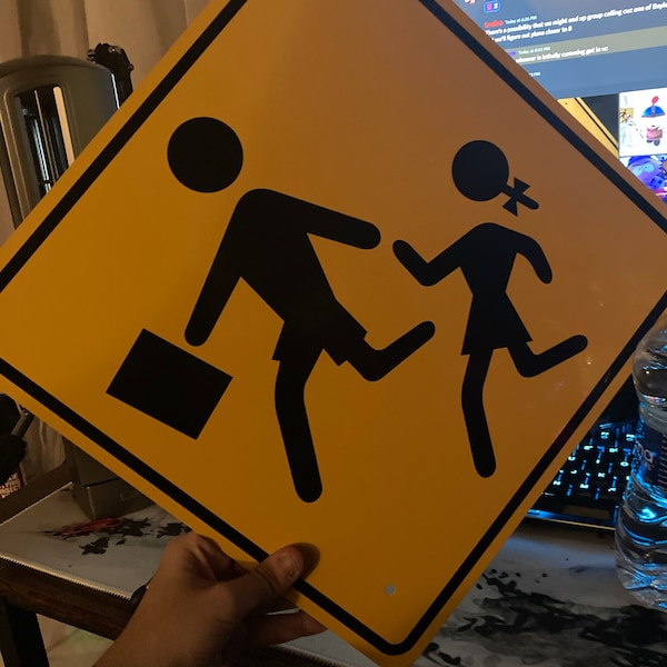 Tank Crossing Sign - Military Safety Plackard - Ordance Marker - Gun ...