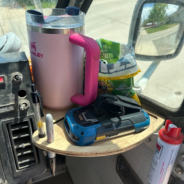 Wood LLV Tray: Post Office Mail Carrier Cup Holder & Organizer ...