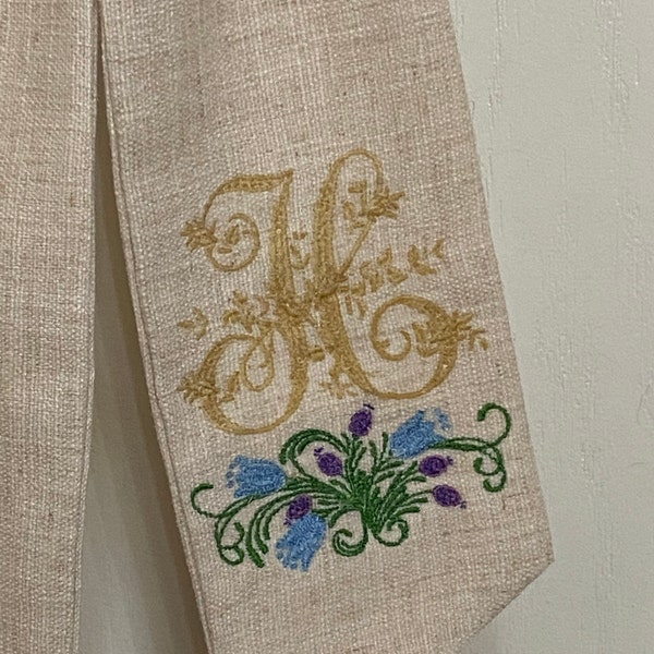 Machine Embroidery Design Capital Letter H Digitized Victorian Alphabet ...