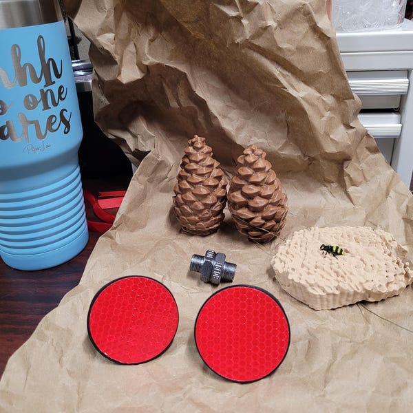 Reflector 3d Printed Geocache With Log - Ready to Be Hidden! - Etsy