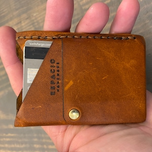 Big Spender Minimalist Leather Wallet, Simple Front Pocket Wallet, Slim ...